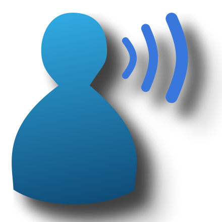 Blue Circle with Sound Wave Clip Art Image - ClipSafari