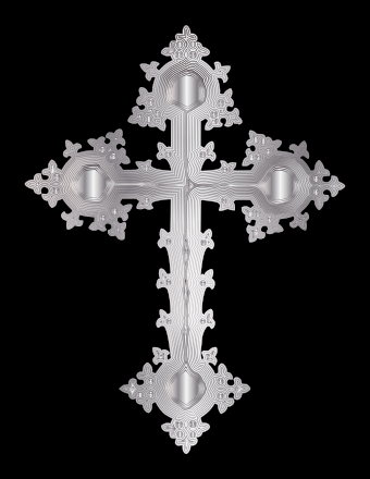 Silver Cross Clip Art Image - ClipSafari