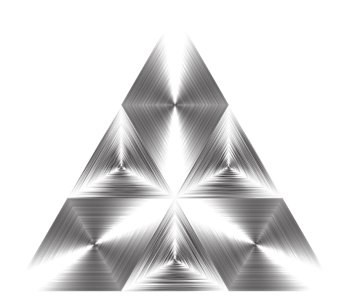 Silver Triangle Clip Art Image - ClipSafari