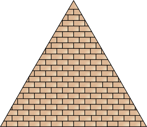 Brick Pyramid Clip Art Image - ClipSafari