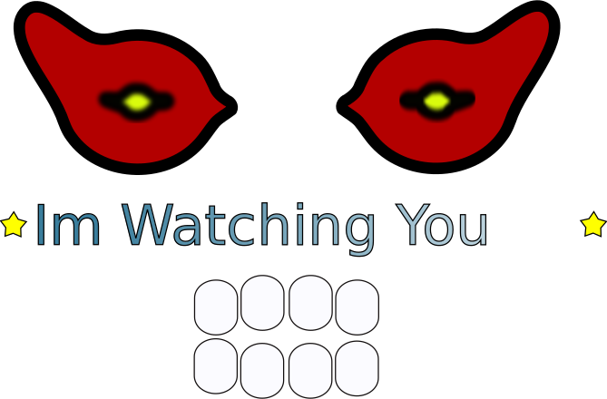 I'm Watching You Clip Art Image - ClipSafari