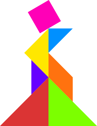 Colorful Tangram Clip Art Image - ClipSafari