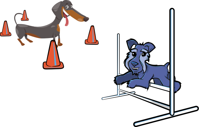 Dog agility Clip Art Image - ClipSafari