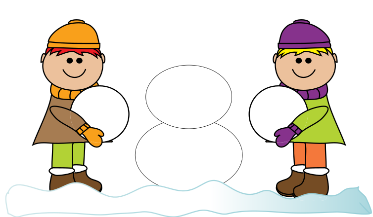 Snowman Making Clip Art Image - ClipSafari