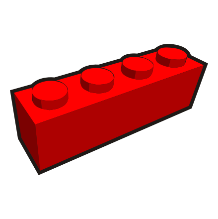 Red Lego Brick Clip Art Image - ClipSafari