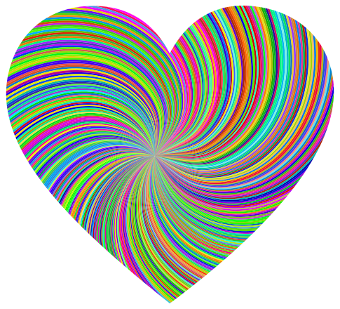 Rainbow Heart Clip Art Image - ClipSafari