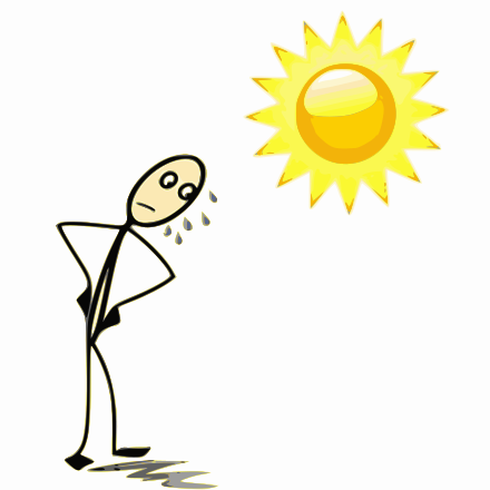 Sweating Stickman Clip Art Image - ClipSafari