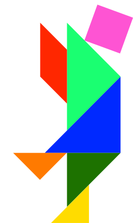 Colorful Tangram Clip Art Image - ClipSafari