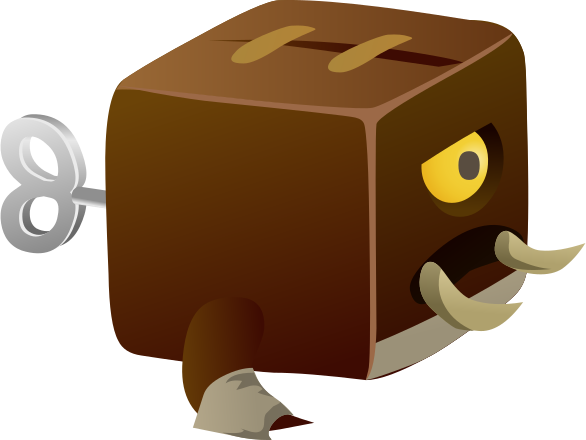 Cube Monster Clip Art Image - ClipSafari