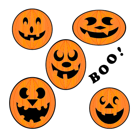 Halloween Jack O Lanterns Clip Art Image - ClipSafari