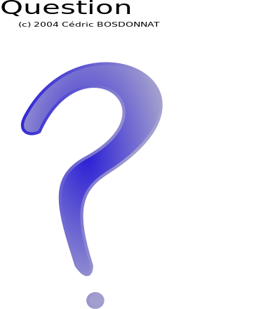 Blue Question Mark Clip Art Image - ClipSafari