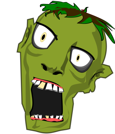 Zombie With Open Mouth Clip Art Image - ClipSafari