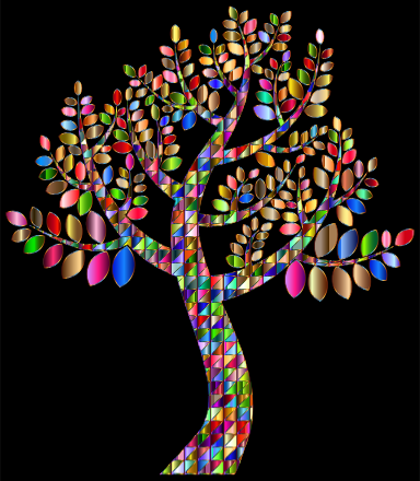 Colorful Tree Clip Art Image - ClipSafari