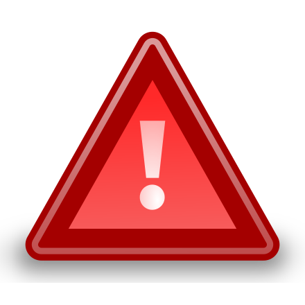 Red Triangle Warning Sign Clip Art Image - ClipSafari
