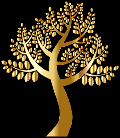 Gold Tree Clip Art Image - ClipSafari