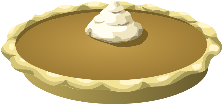Pie with whipped cream Clip Art Image - ClipSafari