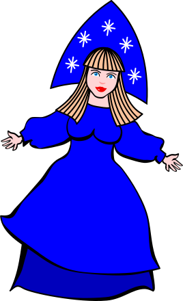Blue Elf Clip Art Image - ClipSafari