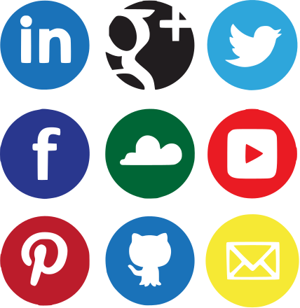 Social Media Icons Clip Art Image - ClipSafari
