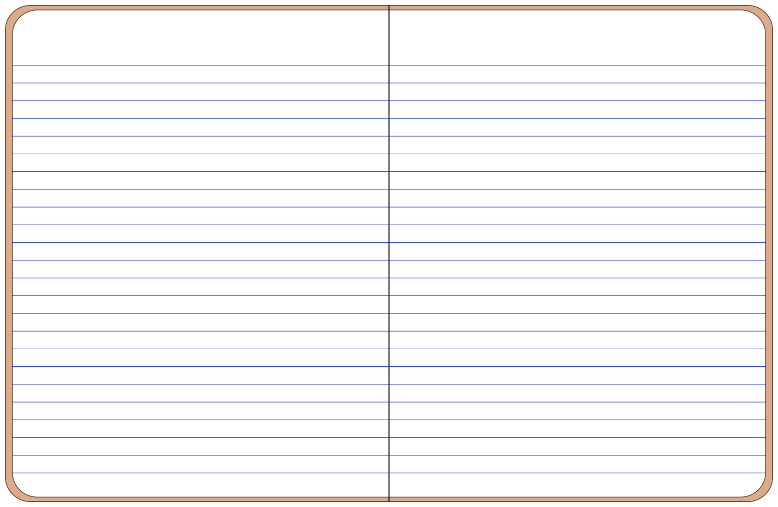 Open Blank Notebook Clip Art Image ClipSafari