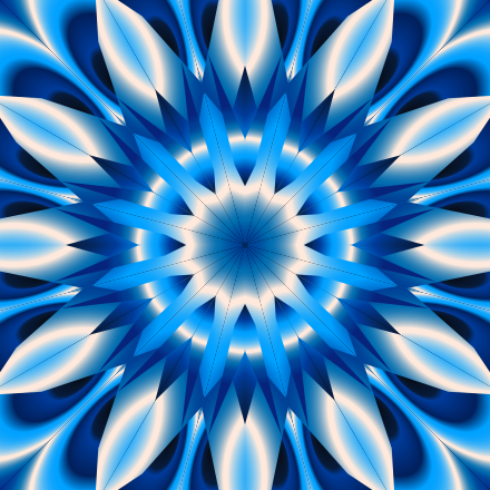 Blue Flower Pattern Clip Art Image - ClipSafari