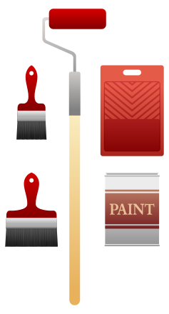 Paint Set Clip Art Image - ClipSafari
