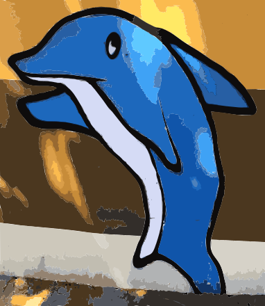 Blue Dolphin Clip Art Image - ClipSafari