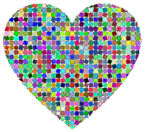 Heart of Many Colors Clip Art Image - ClipSafari