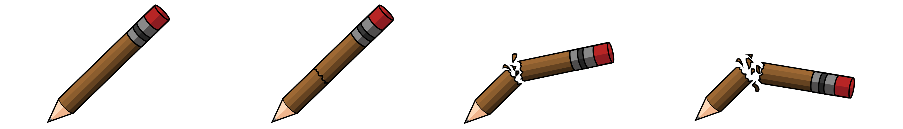 Breaking Pencil Clip Art Image - ClipSafari