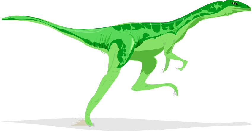 Dinosaur Running Clip Art Image - ClipSafari
