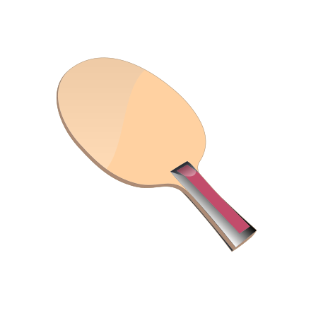 A Ping Pong Bat Clip Art Image - ClipSafari
