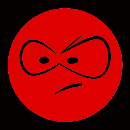 Angry Red Circle Clip Art Image - ClipSafari