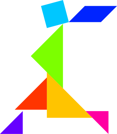 Colorful Tangram Clip Art Image - ClipSafari