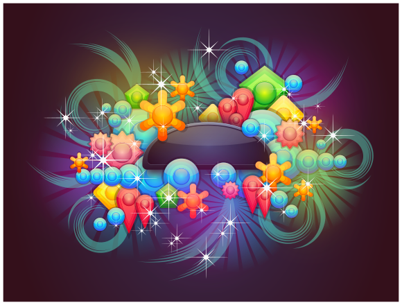 Colorful Shapes Clip Art Image - ClipSafari