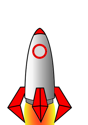Red Rocket Clip Art Image - ClipSafari