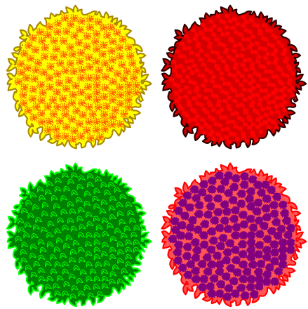 Four colored balls. Clip Art Image - ClipSafari