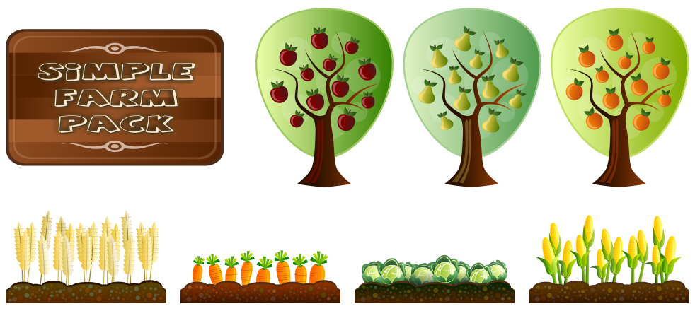 Simple Farm Pack Clip Art Image - ClipSafari