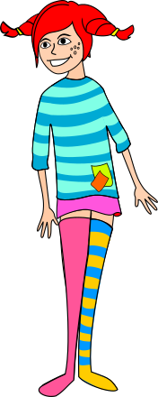 Pippi Longstocking Clip Art Image - ClipSafari