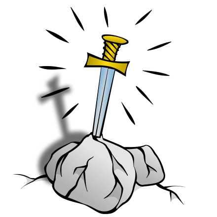 Sword Stuck In A Stone Clip Art Image - ClipSafari
