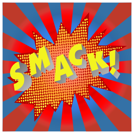 Smack! Poster Clip Art Image - ClipSafari