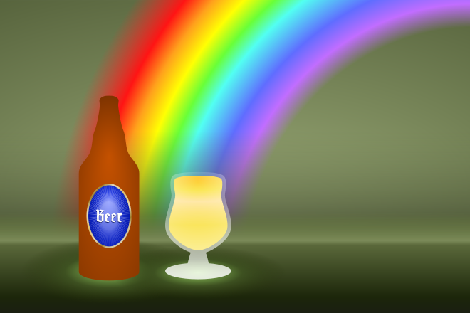 Rainbow Beer Clip Art Image - ClipSafari