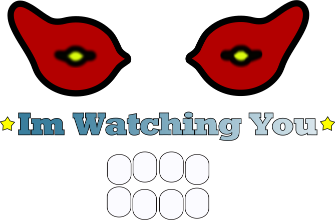 I'm Watching You Clip Art Image - ClipSafari