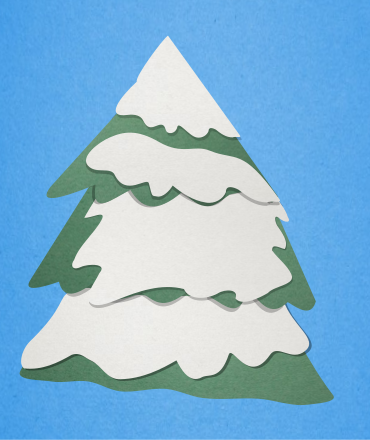 Paper Christmas Tree Clip Art Image - ClipSafari