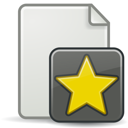 File with Star Clip Art Image - ClipSafari