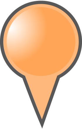 Orange Map Marker Clip Art Image - ClipSafari