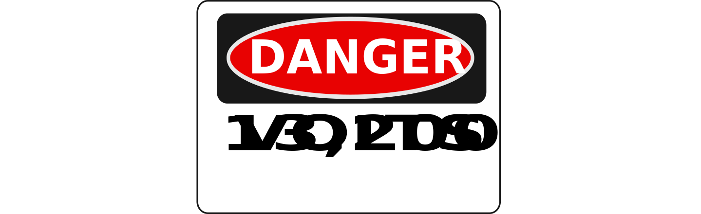 Danger 13200 volts Clip Art Image - ClipSafari