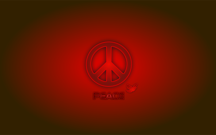 Red Peace Sign Clip Art Image - ClipSafari