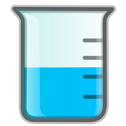 Blue Beaker Clip Art Image - ClipSafari