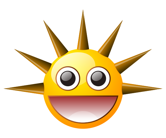 Sunny Smiley Clip Art Image - ClipSafari