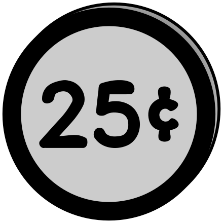 25 Cents Clip Art Image - ClipSafari