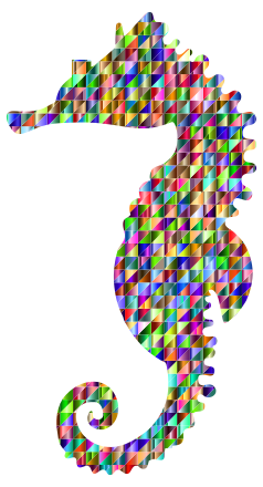 Colorful Seahorse Clip Art Image - ClipSafari